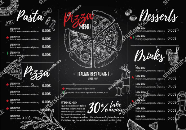 Pizza Menu Template - 23+ Free & Premium Designs Download