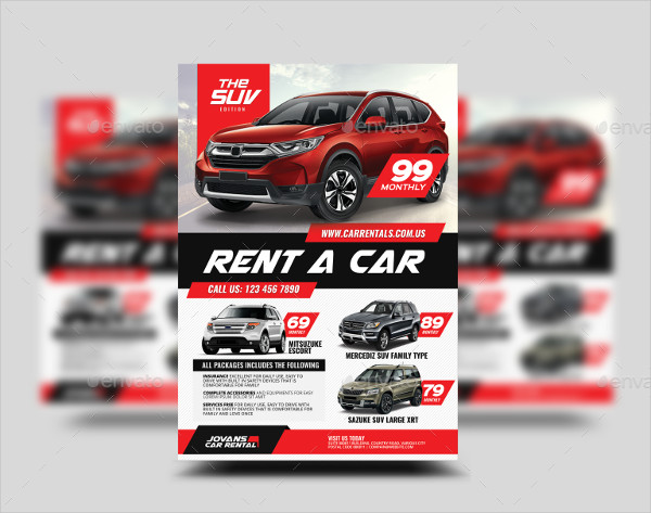 Car Rental Flyer Template - 25+ Free & Premium Download