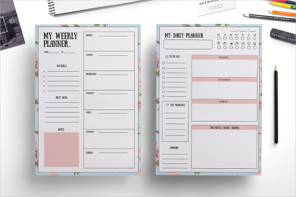 Weekly Planner Templates - 25+ Free & Premium Download
