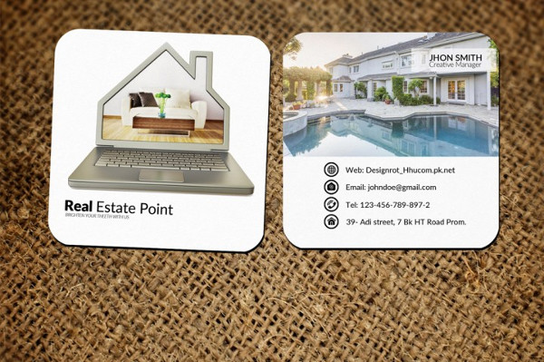 Real Estate Business Card Template - 25+ Free & Premium Download