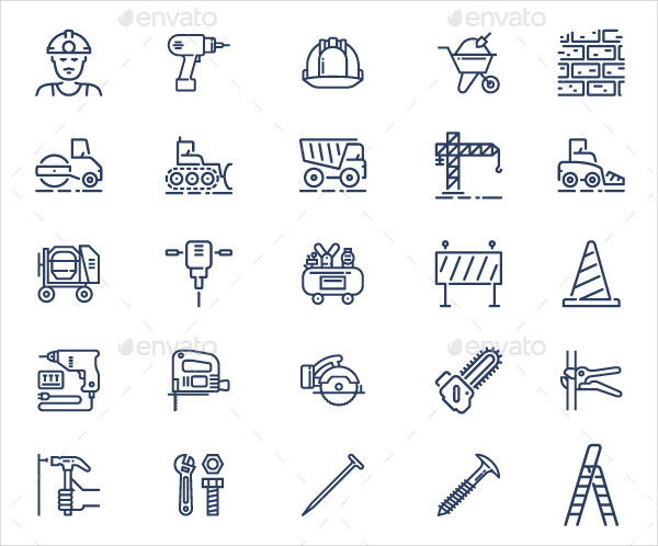 521+ Construction Icons - Free PSD, AI, EPS, Vector Format Download
