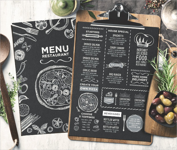 Chalkboard Menu Templates - 23+ Free & Premium Download