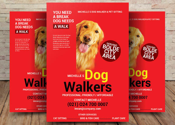 15+ Dog Walker Flyer Templates - Free & Premium Download