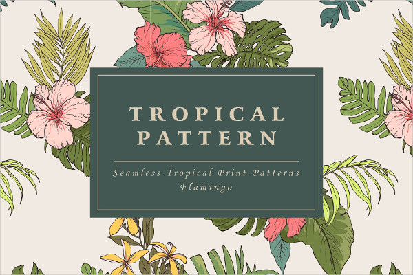 Tropical Patterns - 25+ Free PSD, AI, EPS, Vector Format Designs