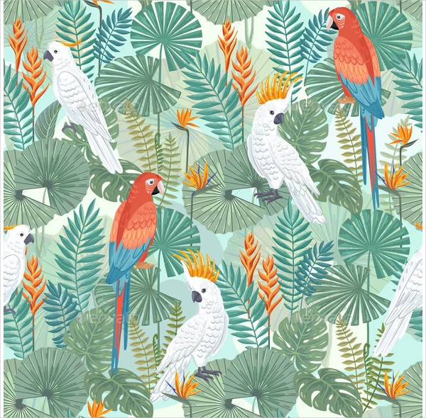 Tropical Patterns - 25+ Free PSD, AI, EPS, Vector Format Designs