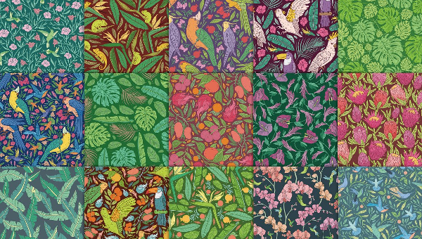 Tropical Patterns - 25+ Free PSD, AI, EPS, Vector Format Designs