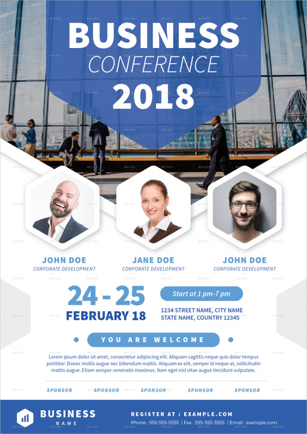 Conference Flyer Template 29 Free Premium Download