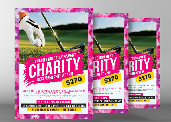 27+ Golf Tournament Flyer Templates - Free & Premium Download