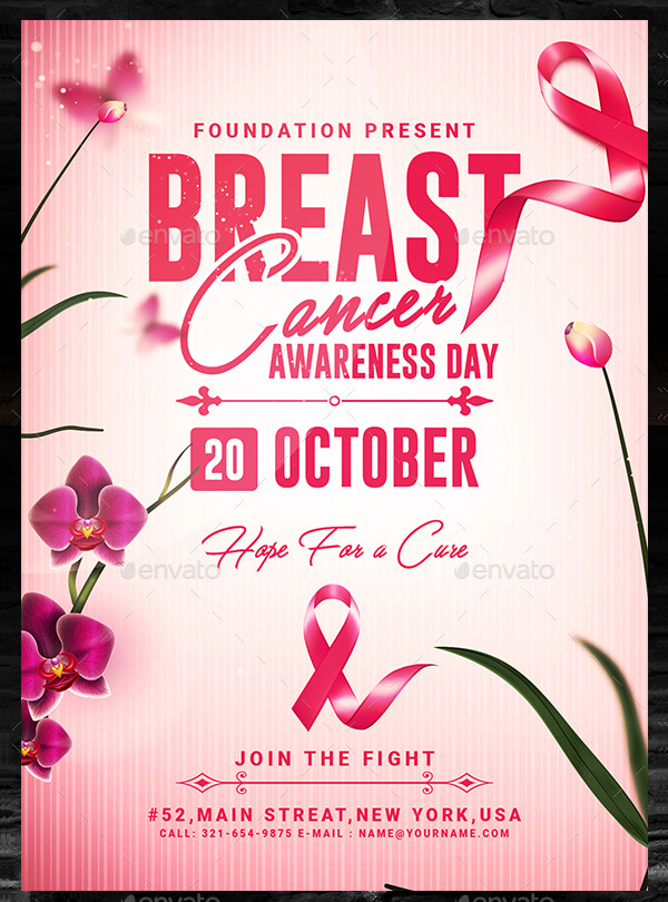 Cancer Fundraiser Flyer Template Best Template Ideas