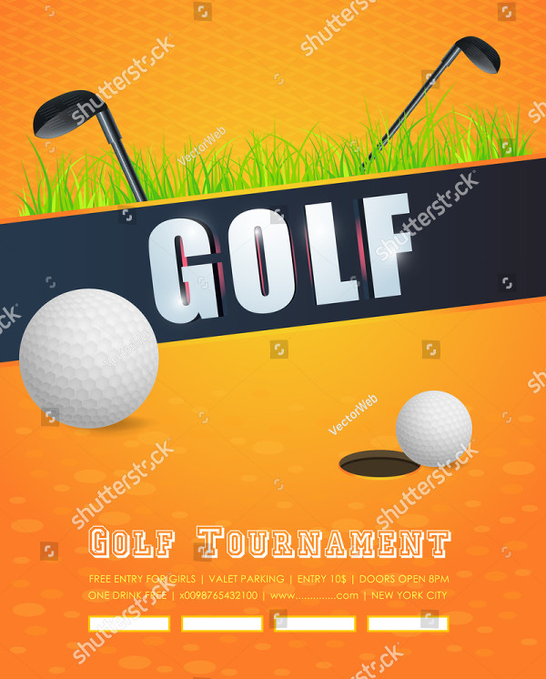 Golf Tournament Flyer Template - 27+ Free & Premium Download