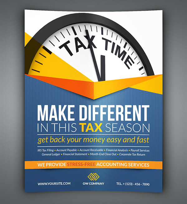 Income Tax Flyer Template 27 Free Premium Download