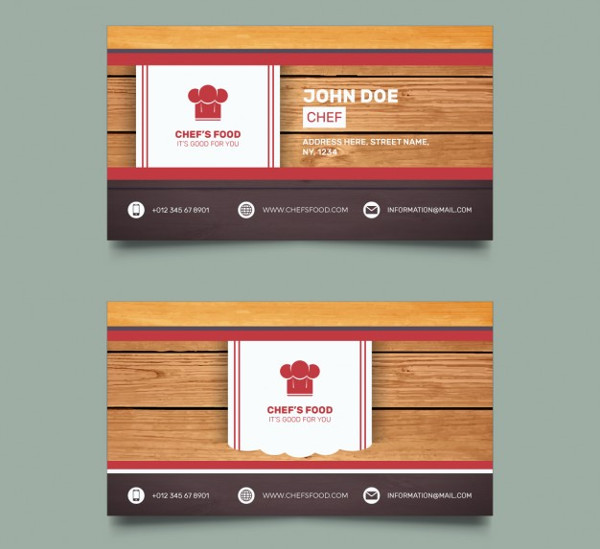25 Chef Business Card Templates Free Premium Download