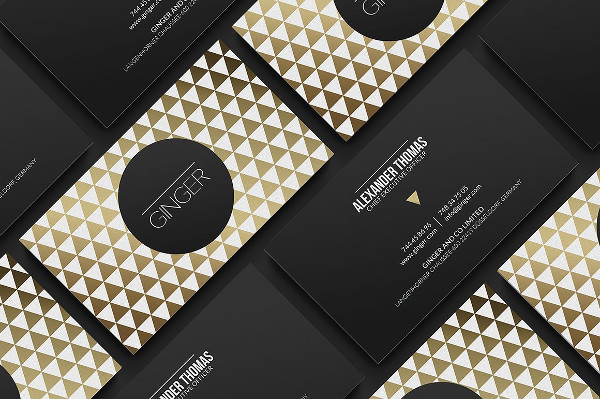 Gold Business Card Template - 47+ Free & Premium Download