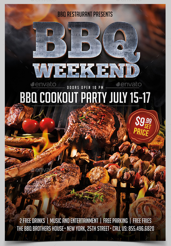 BBQ Flyer Template - 29+ Free & Premium Designs Download