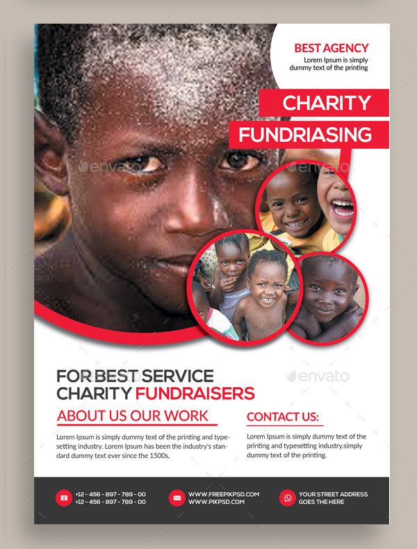 Donation Flyer Template 21 Free Premium Designs Download