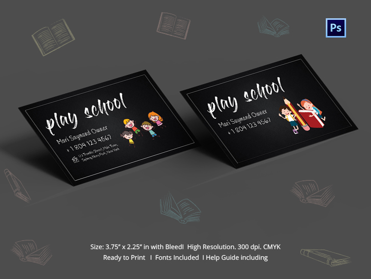 Daycare Business Card Template - 17+ Free & Premium Download