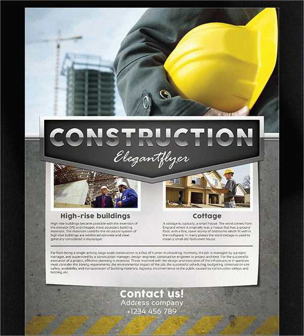 Contractor Flyer Template 23 Free Premium Designs Download