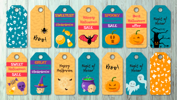 Halloween Label Template - 29+ Free & Premium Designs Download