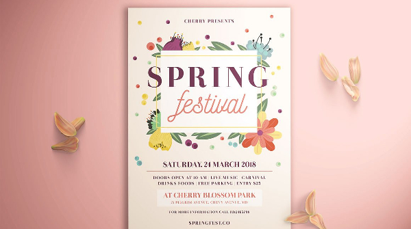 Floral Flyer Template - 25+ Free & Premium Designs Download