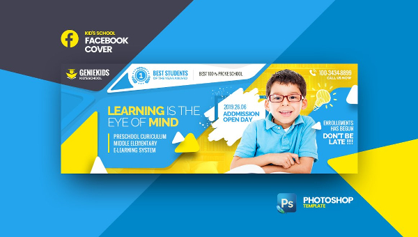 School Facebook Cover Templates - 21+ Free & Premium Download